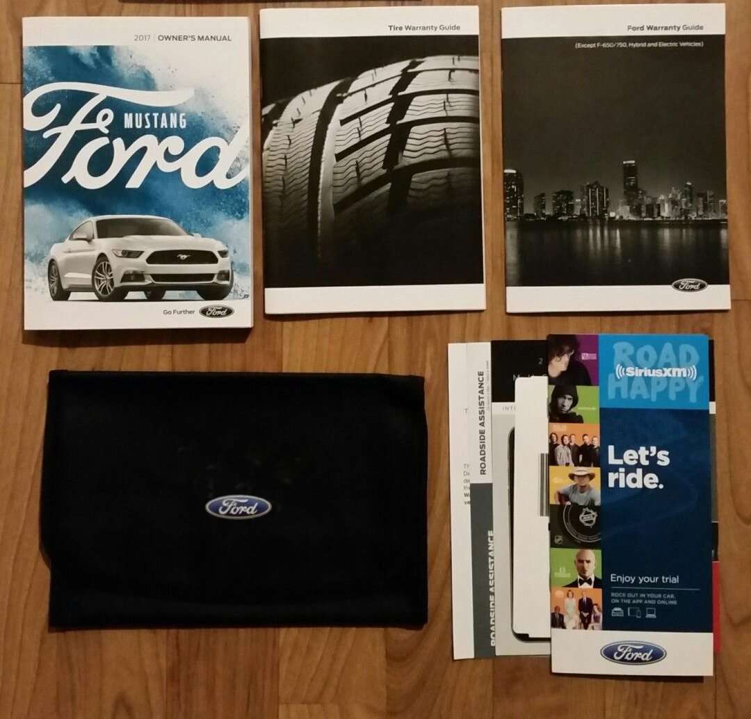 2018 Ford Mustang Owner's Operator Manual User Guide Set