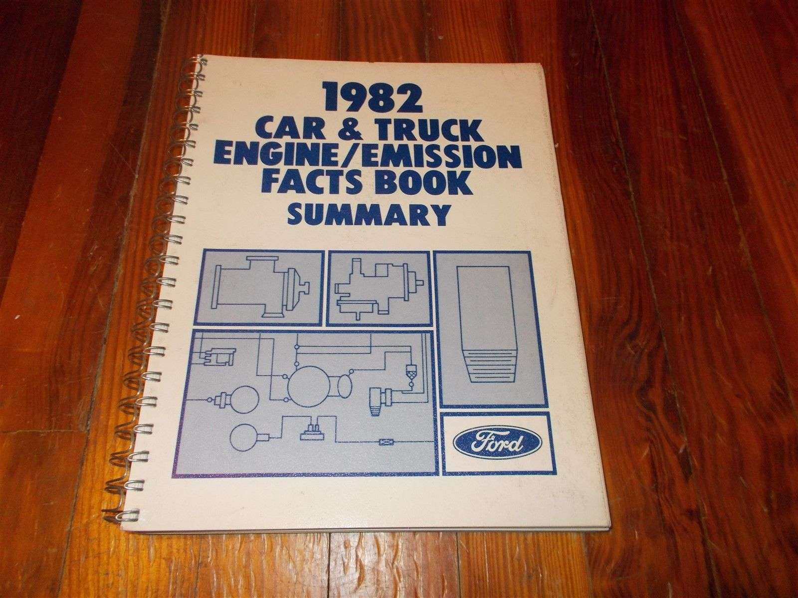 1982 Ford F-250 Truck Engine/Emissions Facts Book Summary
