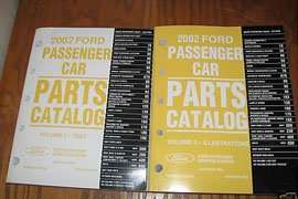 2002 Ford Taurus Parts Catalog Text & Illustrations